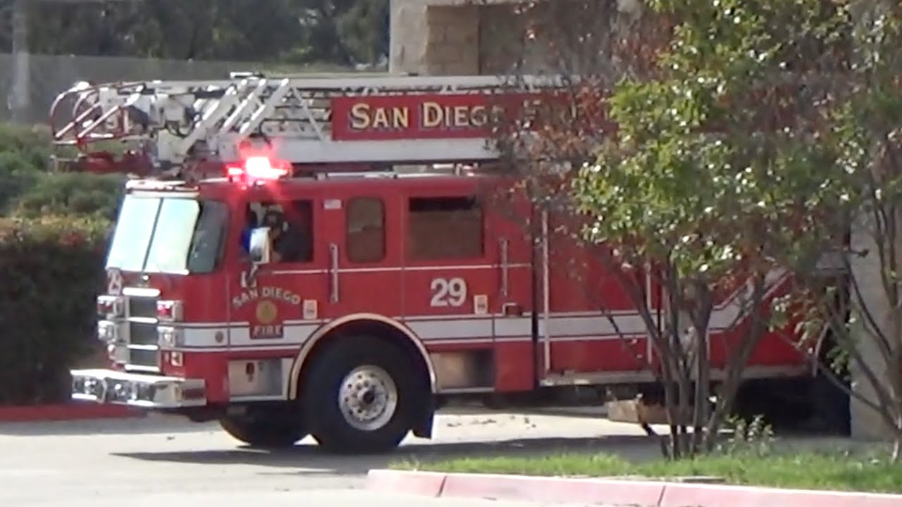 San Diego Fire T29 Responding