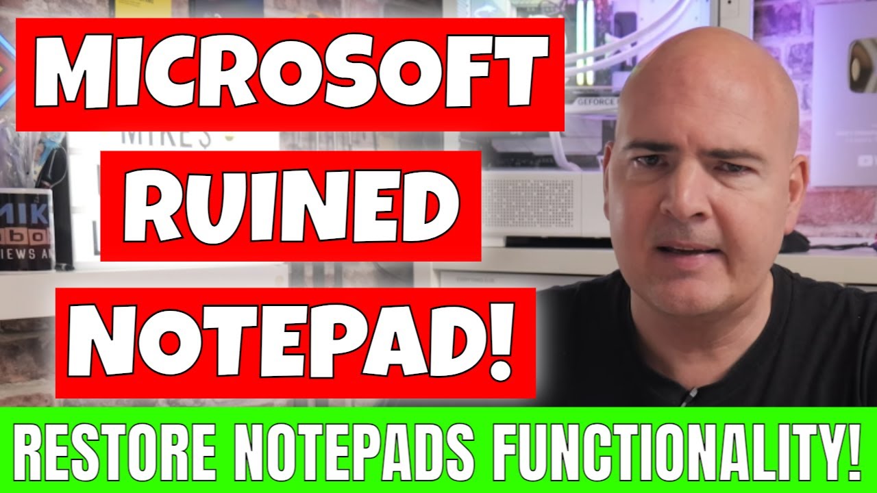 Microsoft Ruined Notepad How To Restore Notepad Default Behaviour