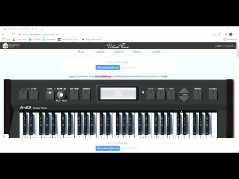 Virtual Piano   The Best Online Piano Keyboard with Songs   Google Chrome 2022 02 18 14 25 32