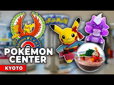 POKEMON CENTER in KYOTO Japan 🌟 | Limited Pikachu, New Collections, Figures, Trading Cards, Re-Ment