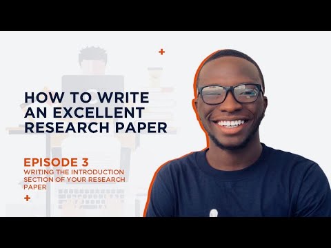 THE INTRODUCTION SECTION OF A RESEARCH PAPER