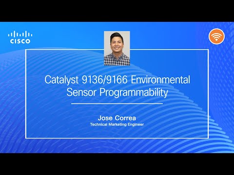 Cisco Catalyst 9136/9166 Environmental Sensor Programmability
