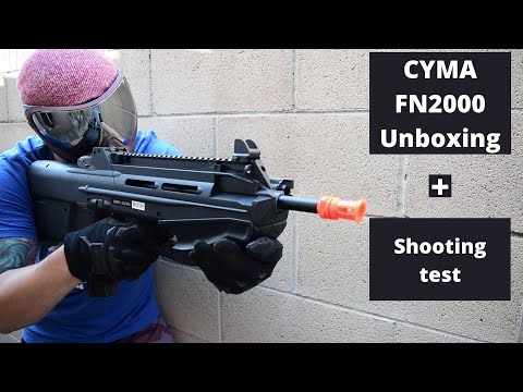 CYMA FN2000 Unboxing and shooting test with one MAJOR flaw!