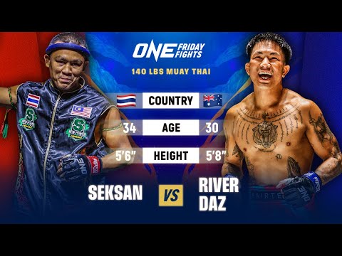 All-Out Muay Thai Firefight 😤 Seksan vs. River Daz | Full Fight