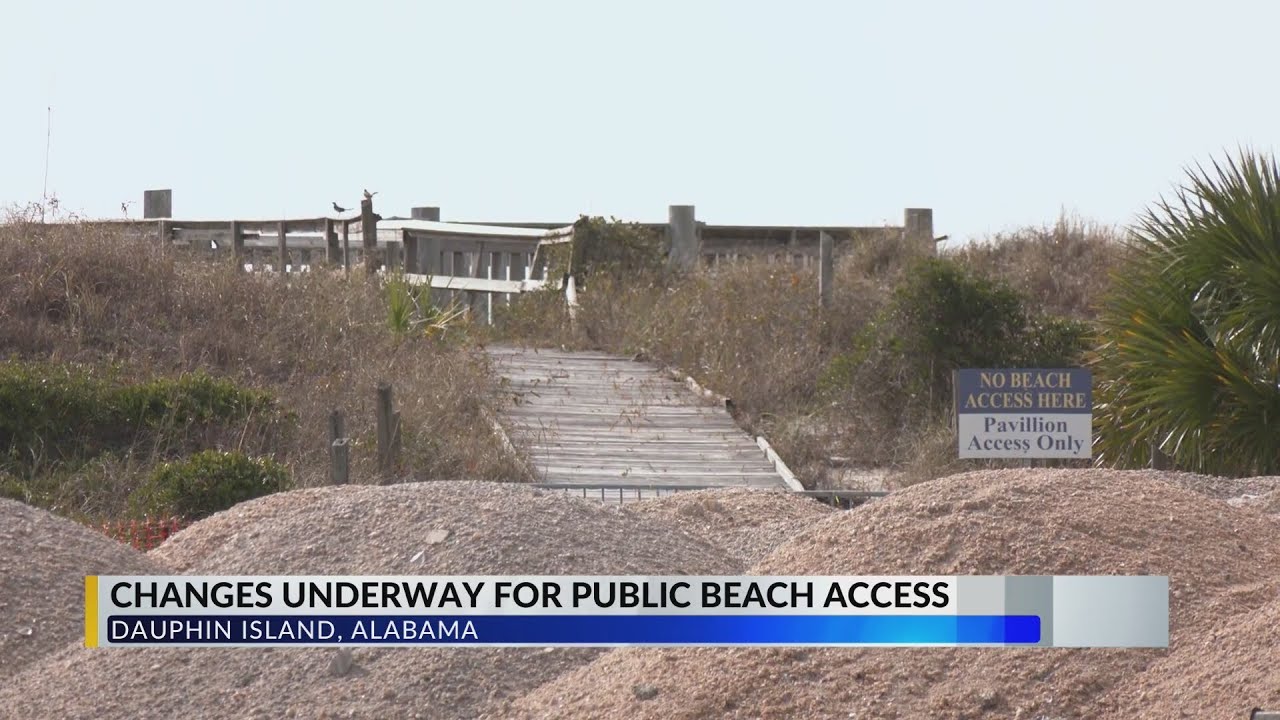 Dauphin Island Middle Beach Access will be ready just in time for spring crowds