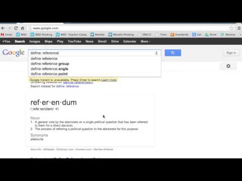 Google Search: define