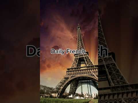 Daily French! Three words a day.