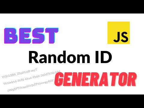 Best random and unique ID generator for Javascript #nanoid #ksuid #uuid #randomId #uniqueid