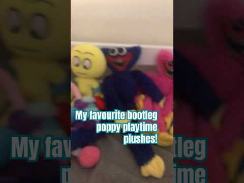 My favourite bootleg poppy playtime plushes I have #huggywuggy #poppyplaytimemonster #plush