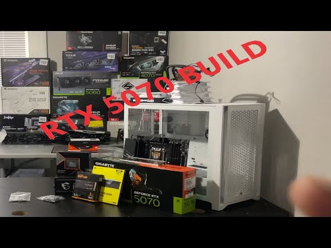 GIGABYTE RTX 5070! RYZEN 7 7700x! GAMING PC BUILD!