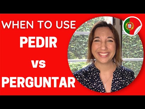 PEDIR vs PERGUNTAR in European Portuguese. 2 tricky verbs that mean "to ask"