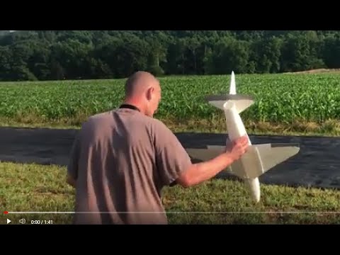 3D printed RC A4 Skyhawk 50mm EDF Maiden flight at Flight Fest Ohio 2024