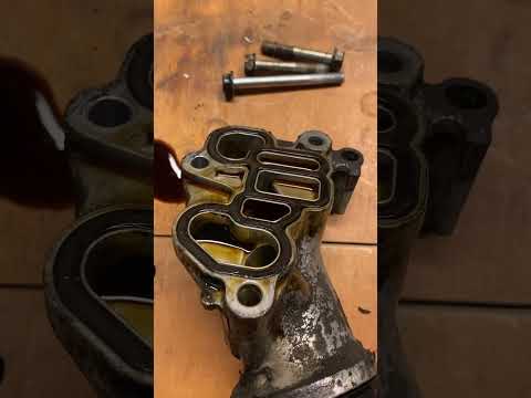 Honda Odyssey oil filter housing adapter leak j35 v6 motor