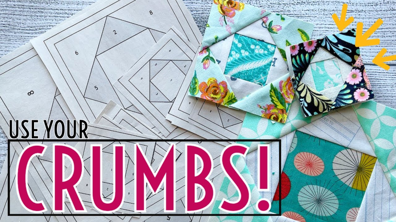 Economy Block Foundation Paper Piecing for Beginners!  Lets Make a Crumb Scrap Quilt for 2021!