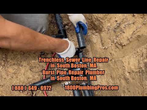 Trenchless Sewer Line Repair in South Boston, MA - Burst Pipe Repair Plumber