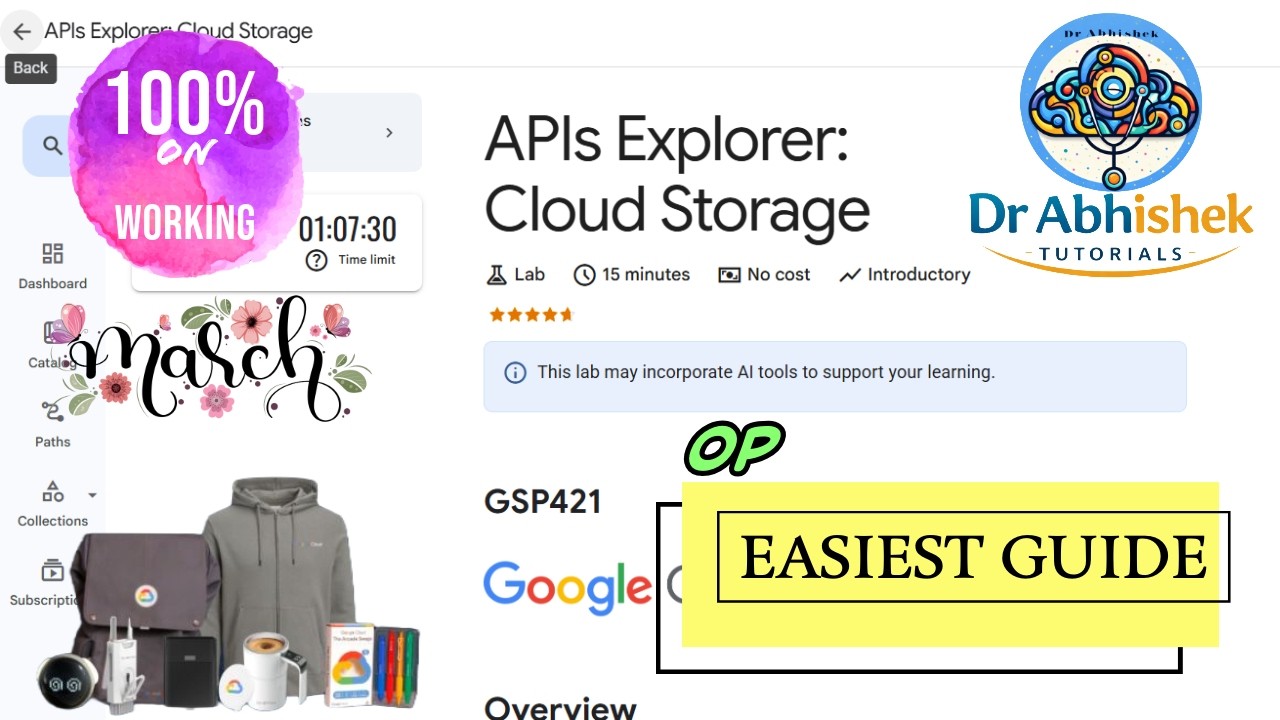APIs Explorer: Cloud Storage | March 2026 | #GSP421 #qwiklabsarcade2026