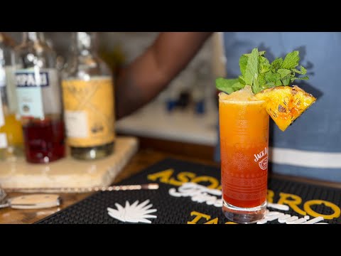 Jungle Bird RiFF: Brûlée Hibiscus Pineapple-El Pajáro