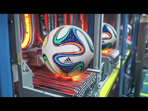 How Soccer Balls Are Made In Factory - Football / Soccer Ball Making Process