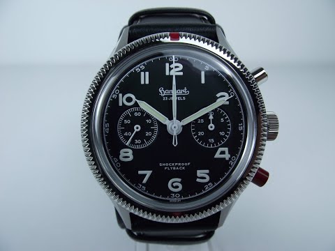 Hanhart 417 ES Heritage Flyback 42mm 4K Watch Review