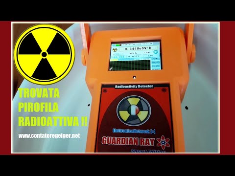 Contatore Geiger - Trovata Pirofila Radioattiva