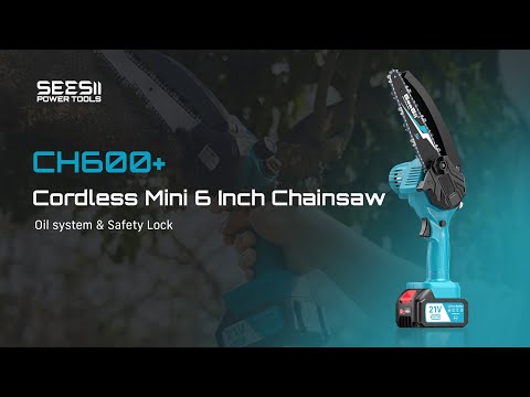 SeeSii Cordless Mini Chainsaw CH600+