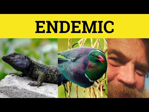 🔵 Endemic - Endemic Meaning - Endemic Examples - Formal English - Endemic