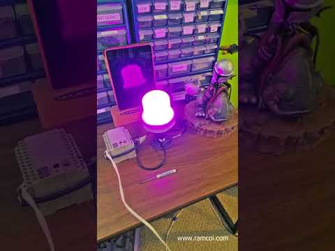 Banner K100 Beacon Light AC Version Demonstration