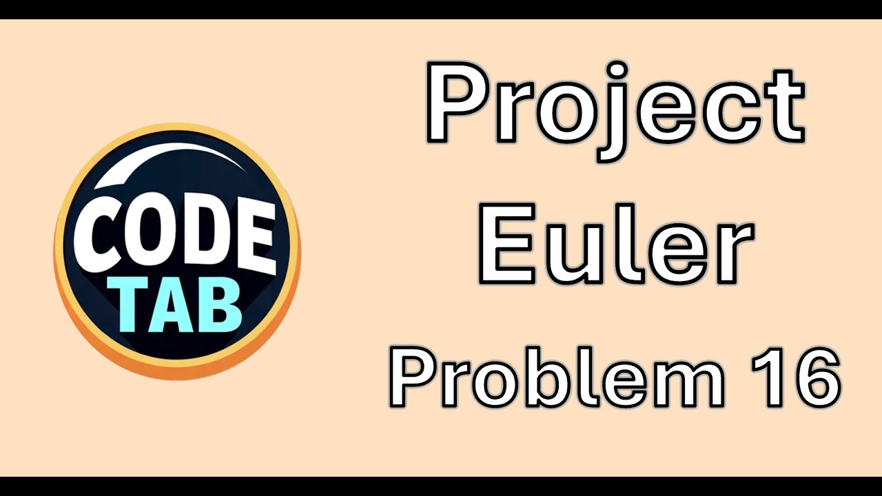 Project Euler #16 - Power Digit Sum | Python Solution & Explanation