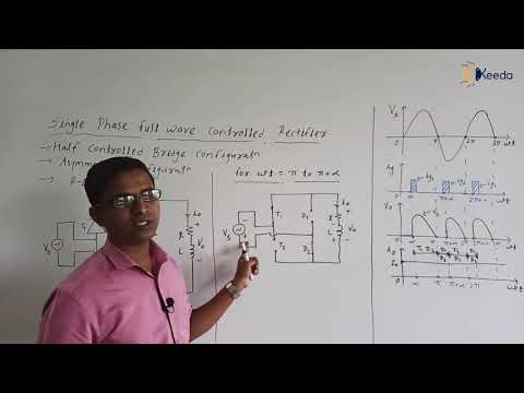 Mastering Single Phase Half Controlled Rectifier: Asymmetrical Configuration With RL load Video ...