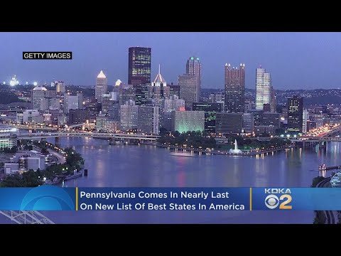 Pennsylvania Comes In Nearly Last On New List Of Best States In America