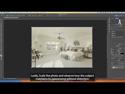 How To Scale An Image In Photoshop Without Distorting - Real Estate Photo Editing