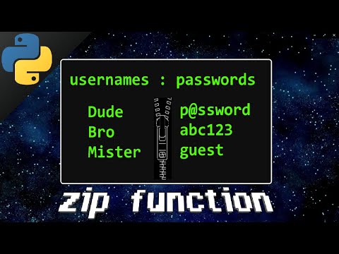 Python zip function 🤐