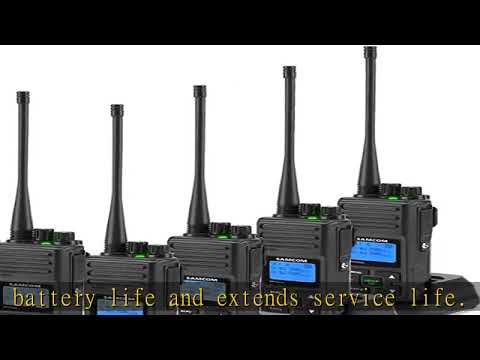 SAMCOM FPCN30A Two Way Radios Long Range 5 Watts Walkie Talkies for Adults Rechargeable 2 Way Radio