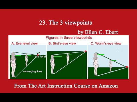 23. Understanding 3 viewpoints: the bird's-eye view, the worm's-eye view, and the eye level view