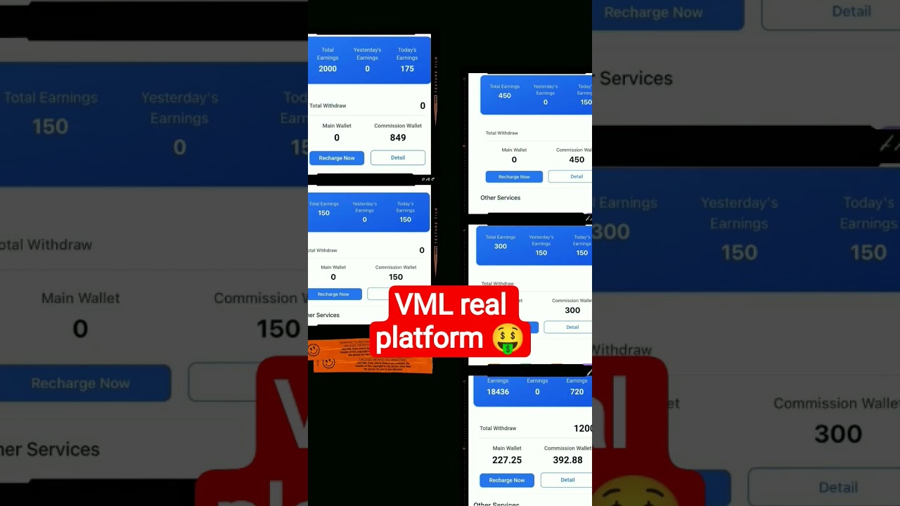 VML is a real brand 🎊🎊🎊🎊🎊🎊daily ads watching work and get money 😁💰 # viralvideos