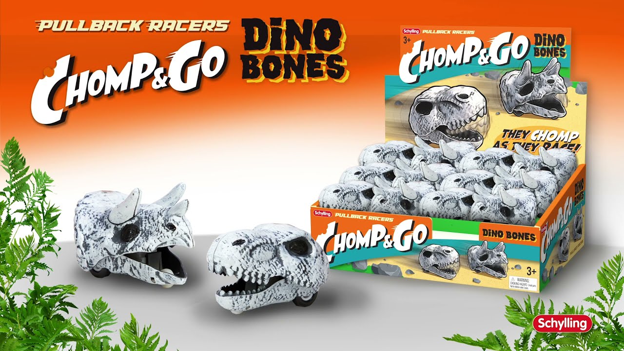 Schylling Chomp & Go Dino Bones