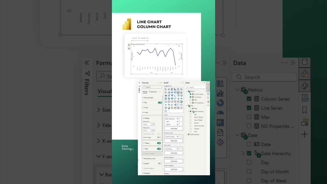 Power BI Tutorial: Switch Between Line & Column Charts