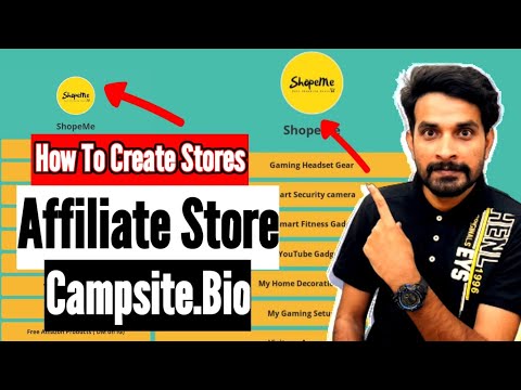 How to Create and Manage Multiple Affiliate Stores in One Link|What is Campsite Bio| Ao Seekhan