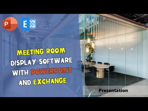 Meeting Room Display Software with PowerPoint and Exchange