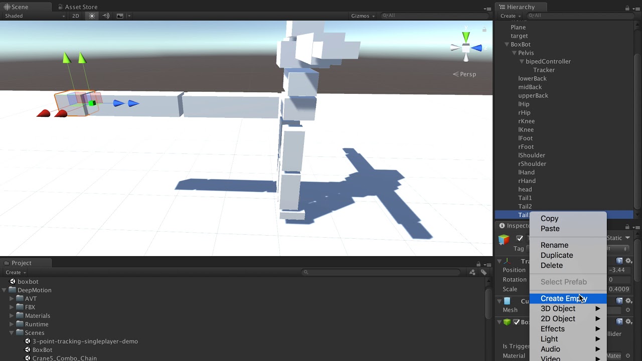 Tutorial: Creating Self-balanced Box Bot from Boxes in Unity (Part-5)