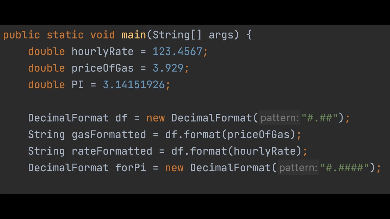 Java - Formatting Decimals using DecimalFormat