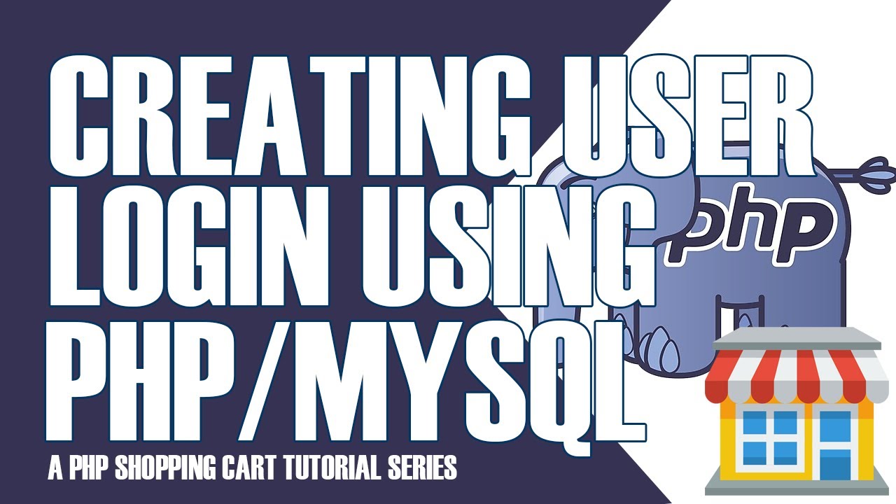PART 7 | CREATING USER LOGIN PAGE USING PHP MYSQL | PHP SHOPPING CART TUTORIALS