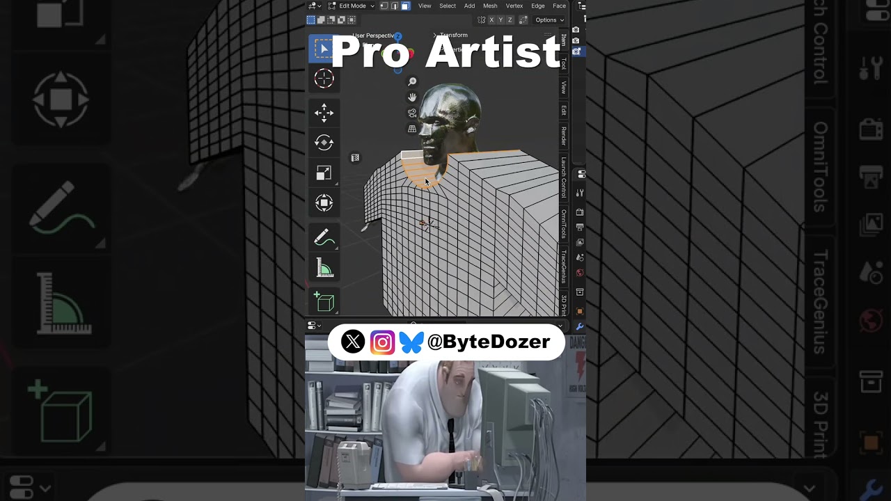 Noob vs Pro artist:Shirt#clothsimulation #blendertutorial #blender #blendercommunity #blender3d #b3d