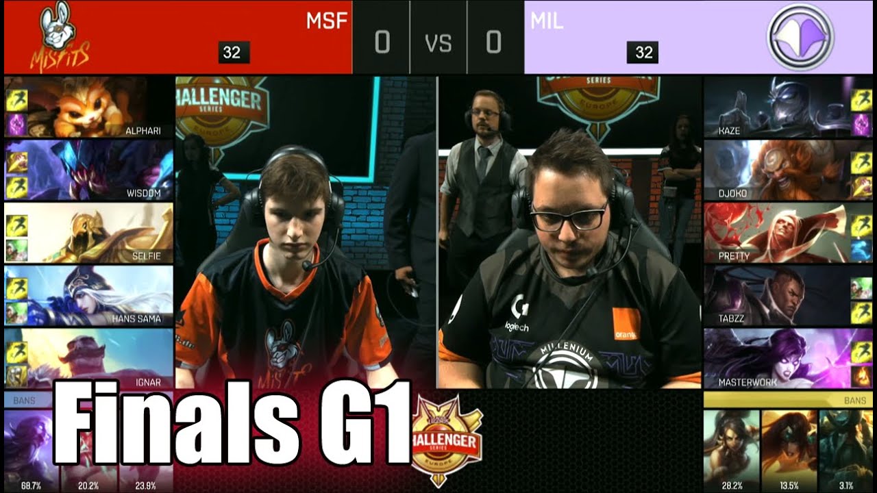 Misfits vs Millenium | Game 1 Grand Finals S6 EUCS Summer 2016 | MSF vs MIL G1 1080p