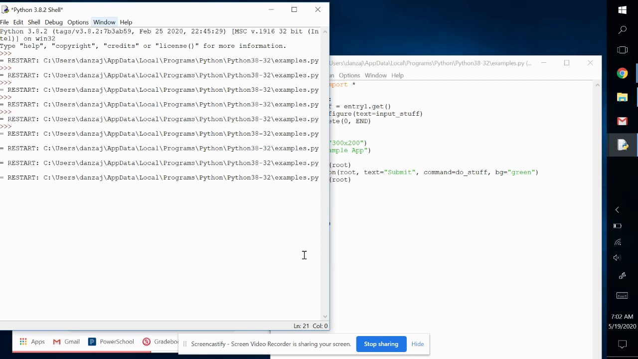 How To Change A Widget's Background Color | Python GUI Apps With Tkinter