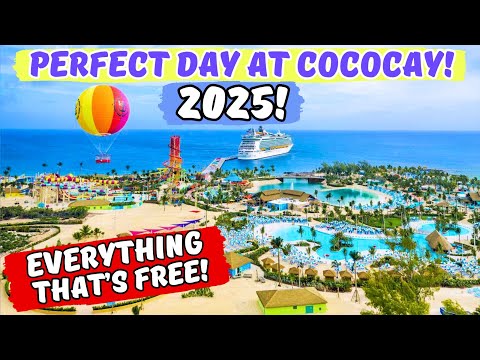 WHAT’S FREE AT ROYAL CARIBBEAN COCOCAY 2025 | EVERYTHING YOU NEED TO KNOW | FOOD DRINKS | TOUR!