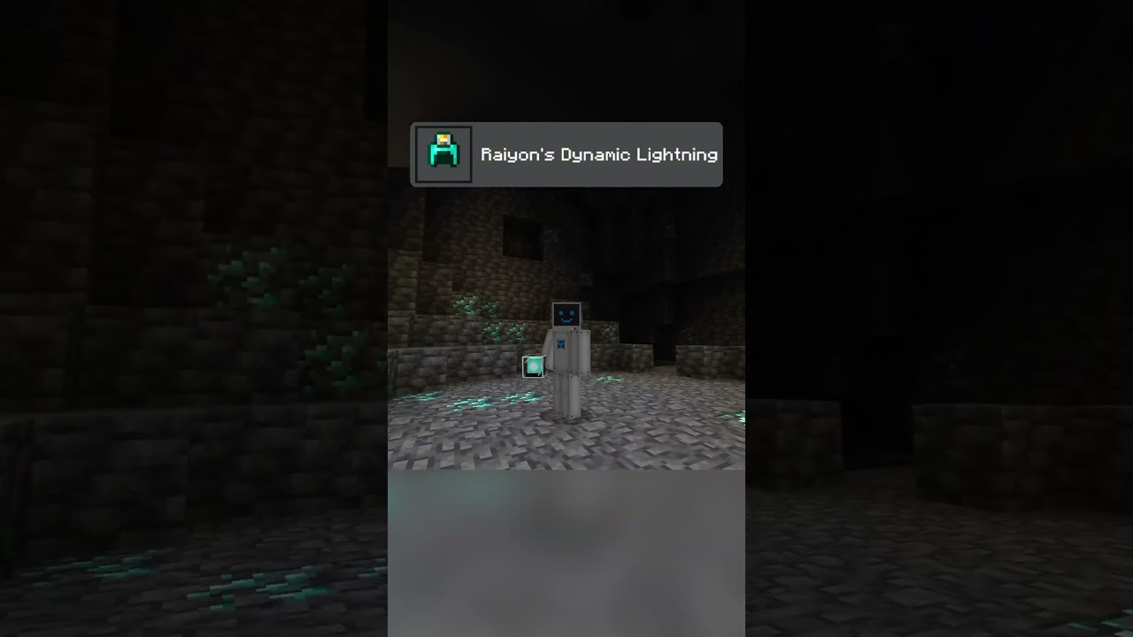 Dynamic Light for Minecraft Bedrock! 💀🔥#minecraft #mods #betterminecraftmodpack