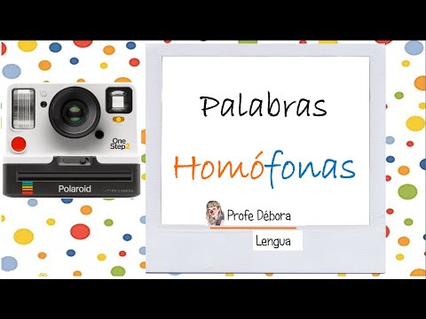 Palabras homófonas-homónimas