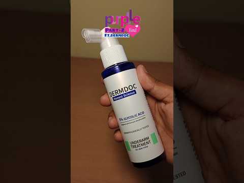 Dermdoc 5% glycolic acid underarm treatment #skincare #trending #viralvideo