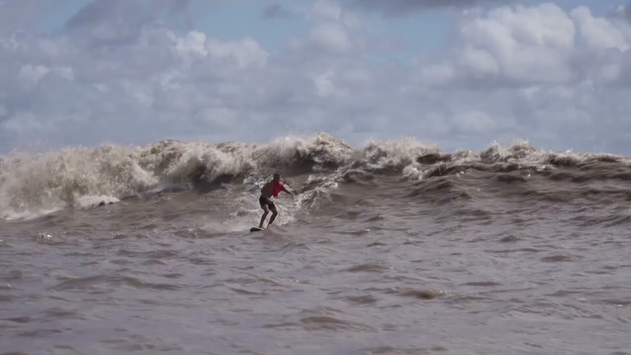 Surfers ride some of world’s longest-lasting waves at the Amazon ...